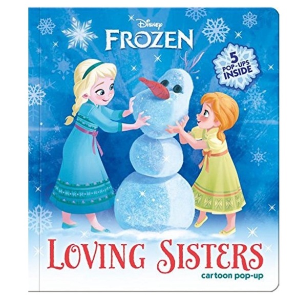 Disney | Toys | Disney Frozen Pop Up Book Loving Sisters Cartoon New In ...